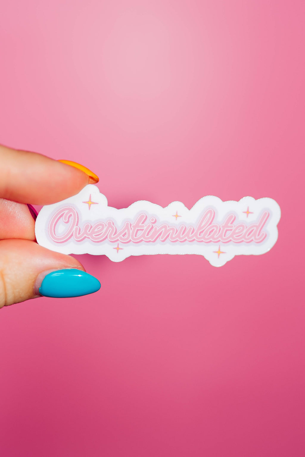 Overstimulated Sticker, Neurodivergent Mental Health – Miette