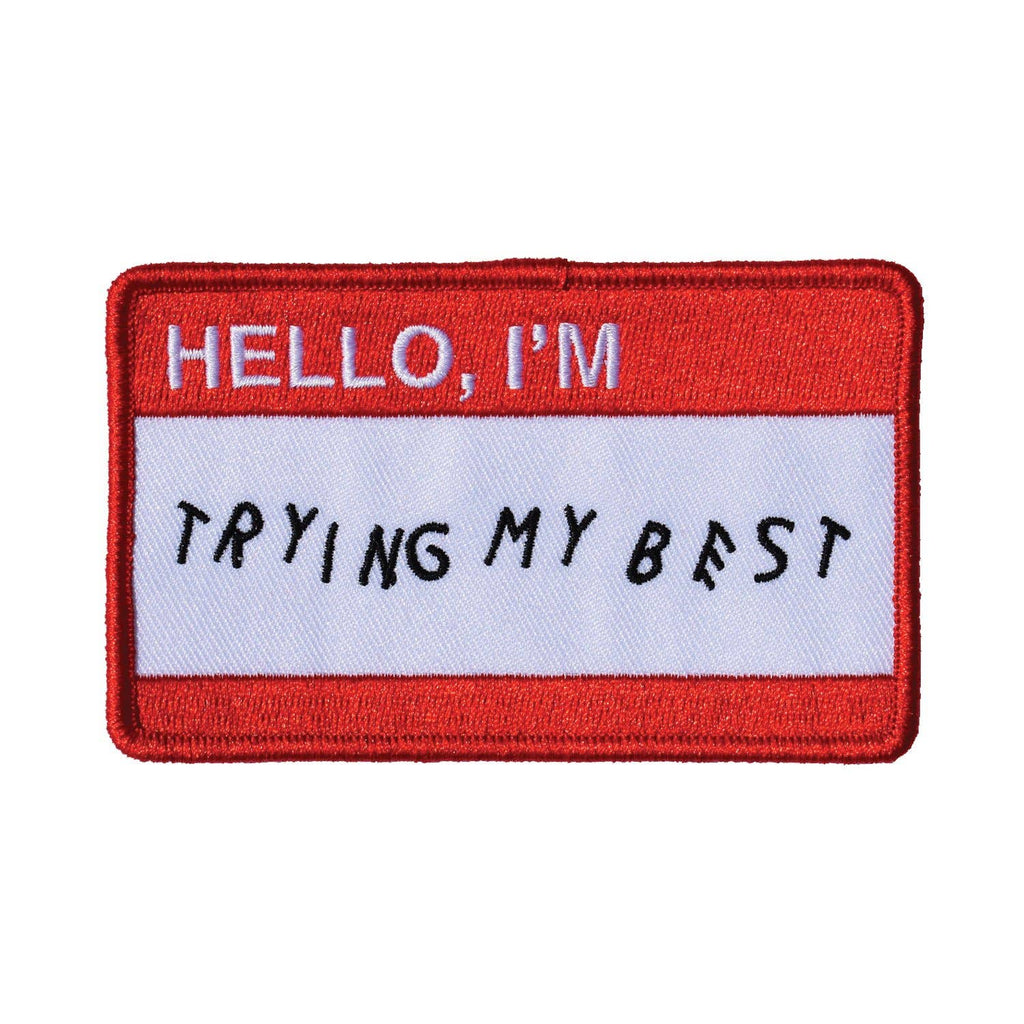 Trying My Best Embroidered Patch – Miette
