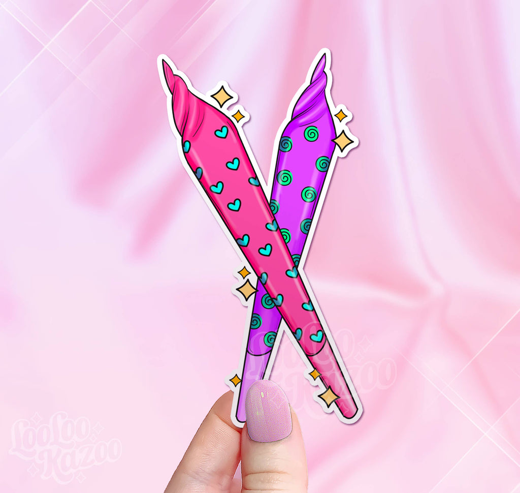 Crossed Joints 420 Vinyl Sticker – Miette