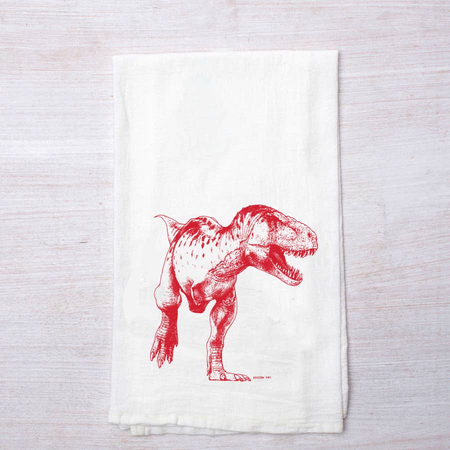 T-Rex Flour Sack Tea Towel – Miette